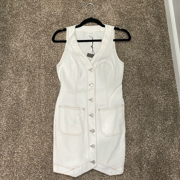 Le Lis | Dresses | Nwt Le Lis Collection White Dolly Denim Dress | Poshmark